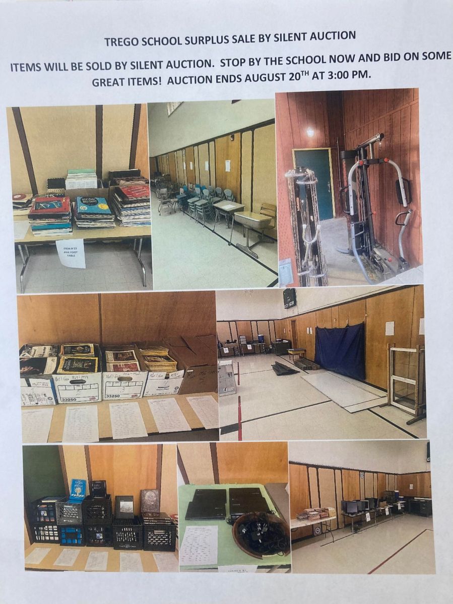 Trego School Surplus Sale – Trego's Mountain Ear